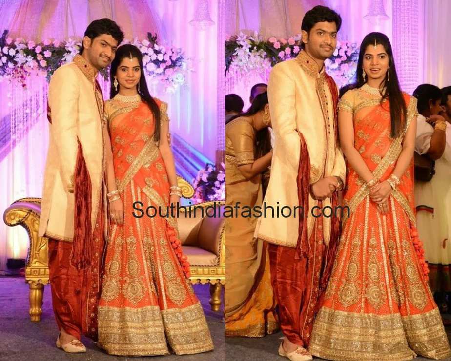 Simbu Sister Ilakkiya Wedding Reception – South India Fashion