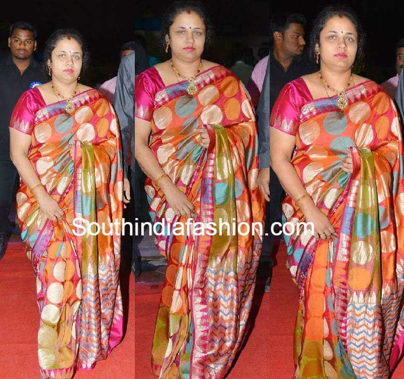 Ooha Srikanth in Silk Saree – South India Fashion