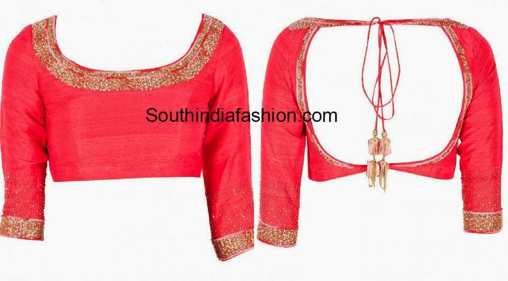 Latest Tie Back Blouse Designs