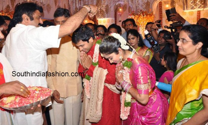 Revanth Reddy Daughter Nymisha Reddy Engagement Photos – South India ...