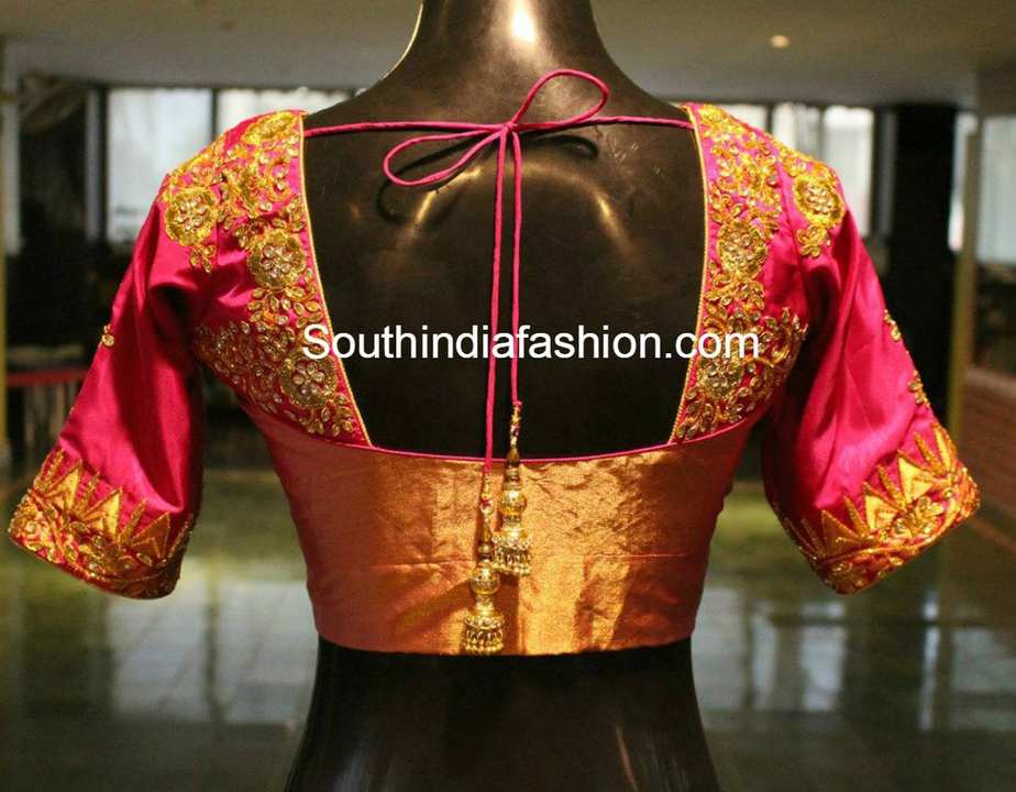 Designer Blouses for Silk Sarees – South India Fashion