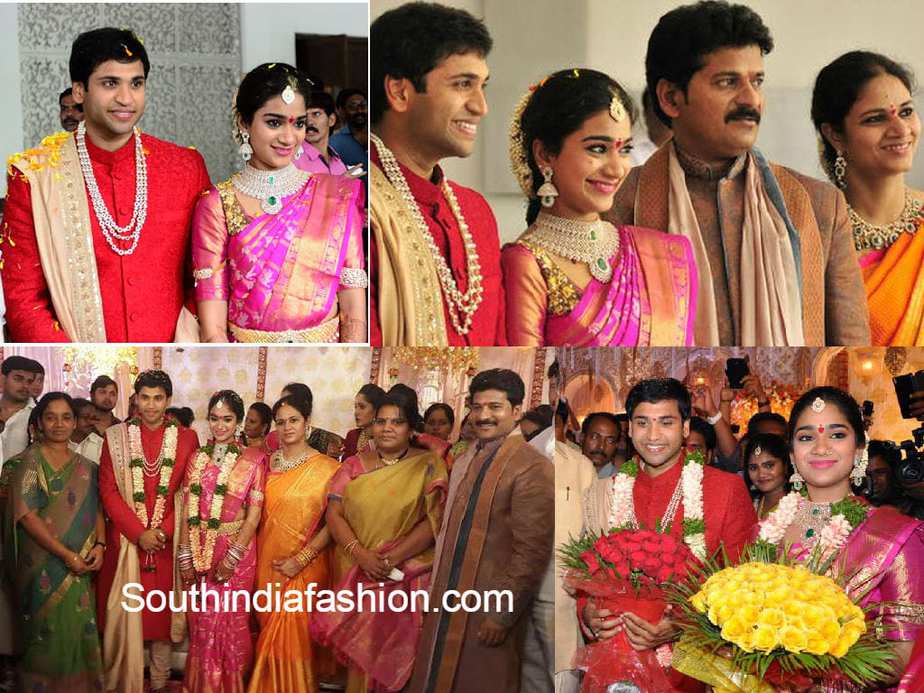 Revanth Reddy Daughter Nymisha Reddy Engagement Photos – South India ...