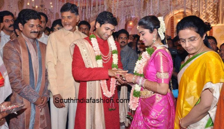 Revanth Reddy Daughter Nymisha Reddy Engagement Photos – South India ...