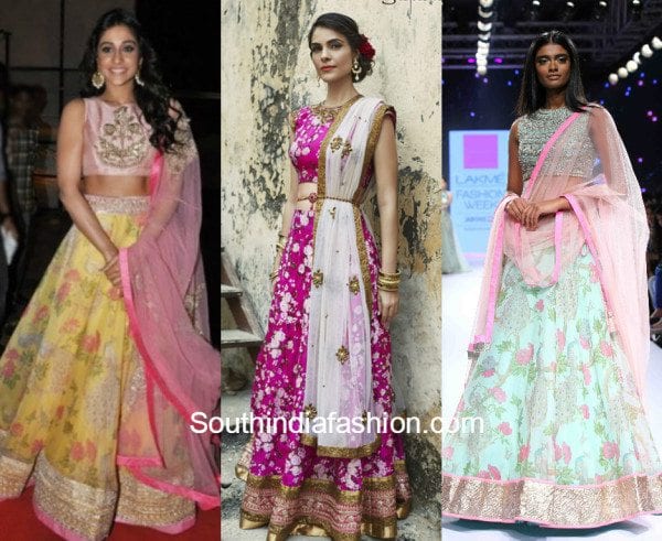 Desi outfits drenched in pretty floral prints