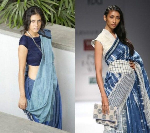 Denim Sarees : Rock The Classic Denim With A Desi Twist!