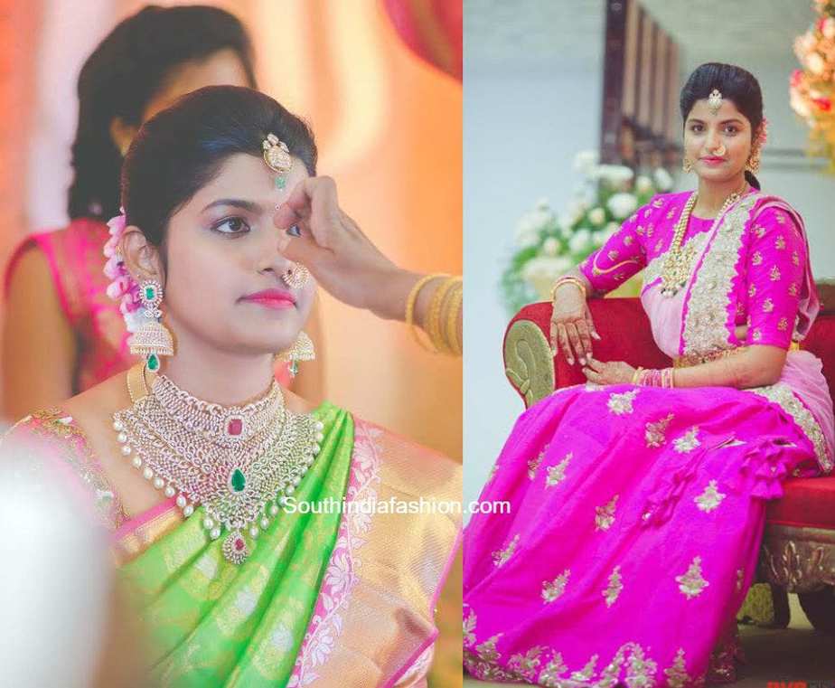 Varsha Reddy - Prabhu Thej Engagement – South India Fashion