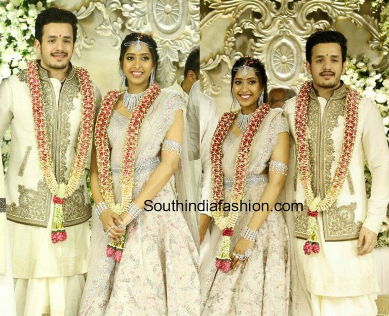 Akhil Akkineni - Shriya Bhupal Engagement – South India Fashion