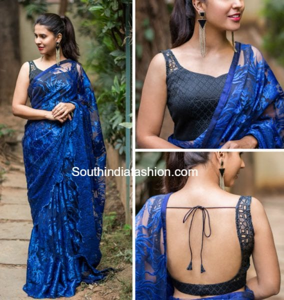 Romantic Lace Sarees and Trendy Cocktail Blouses by 'House Of Blouse ...