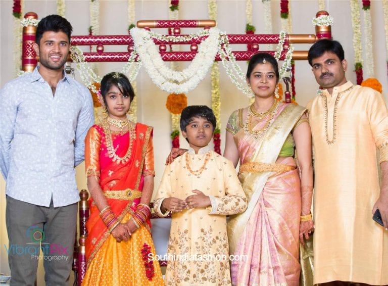 Film Director Maruthi Daughter's Half Saree Ceremony – South India Fashion