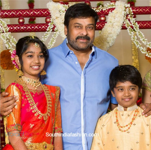 Film Director Maruthi Daughter's Half Saree Ceremony – South India Fashion