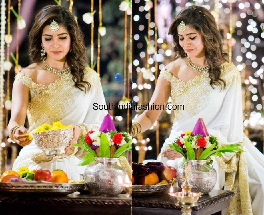 Naga Chaitanya - Samantha Engagement – South India Fashion