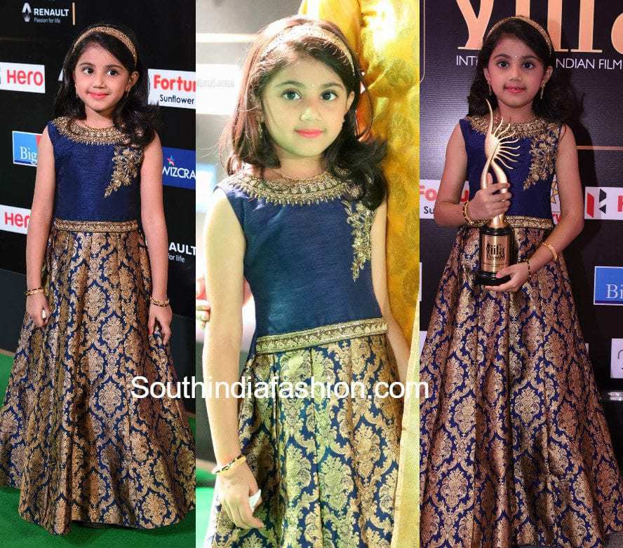 Meena with her daughter Nainika at the IIFA Utsavam Awards – South ...