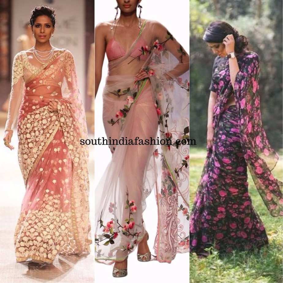 Floral Sarees To Make Your Summers Pleasant