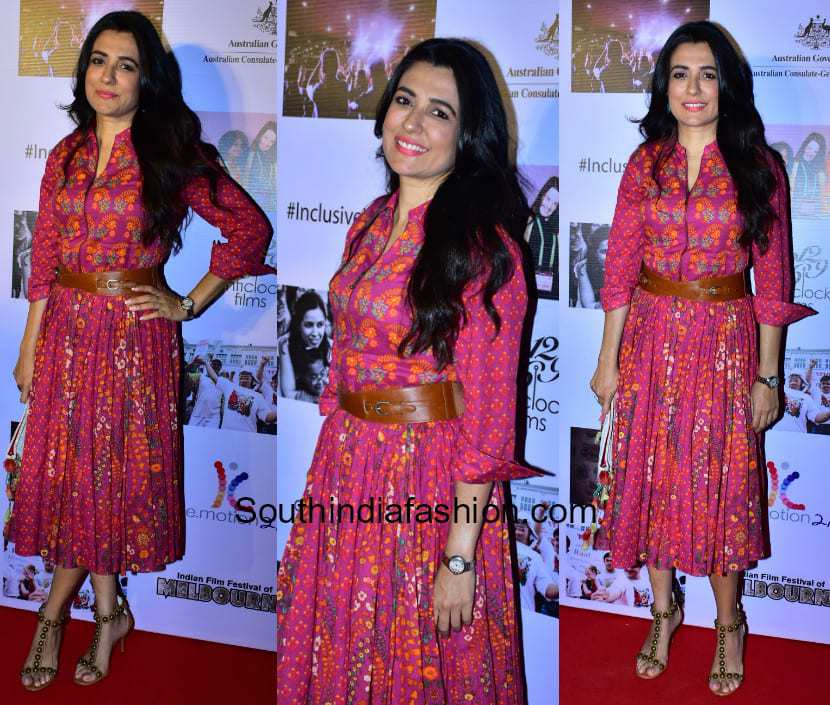 Mini Mathur in Ritu Kumar – South India Fashion