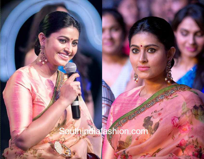 Actress Sneha's Saree Look – South India Fashion