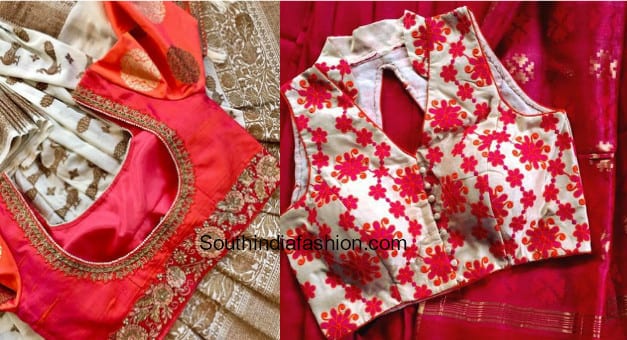 Simple and Stylish Designer Blouses For Parties and Weddings