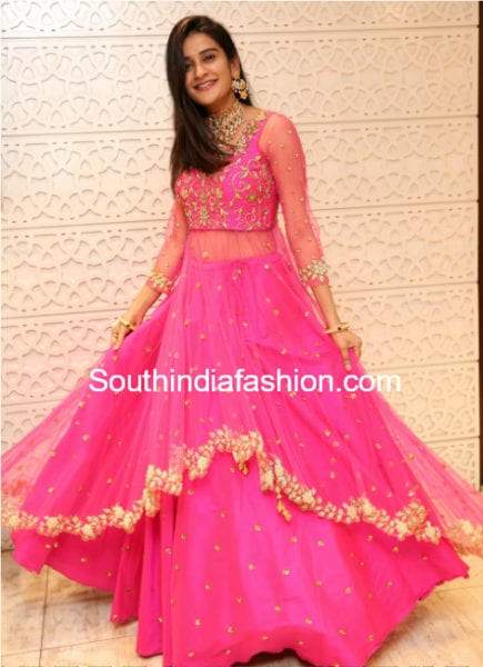 Jenny Honey in Ashwini Reddy – South India Fashion