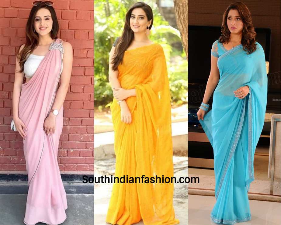 Chiffon Sarees - The Ultimate Fashion Hack When Nothing Looks Right!