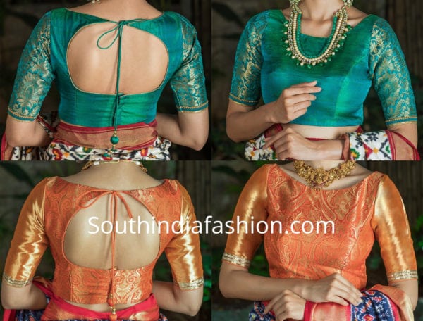 Latest Brocade Blouse Design Ideas by House Of Blouse