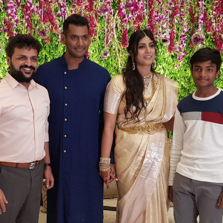 Vishal and Anisha Alla Reddy Engagement – South India Fashion