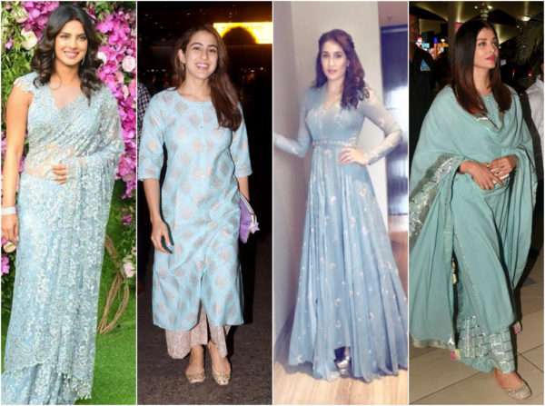 Powder Blue to Ice Blue - Here’s How the Bollywood Divas Wore the Color!