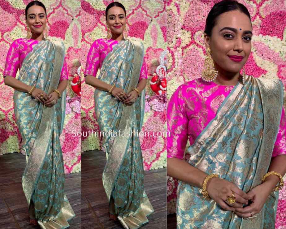 Swara Bhaskar in a traditional saree – South India Fashion