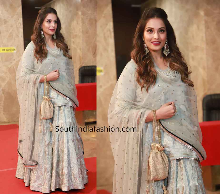 Bipasha Basu in Gopi Vaid at a Diwali bash – South India Fashion
