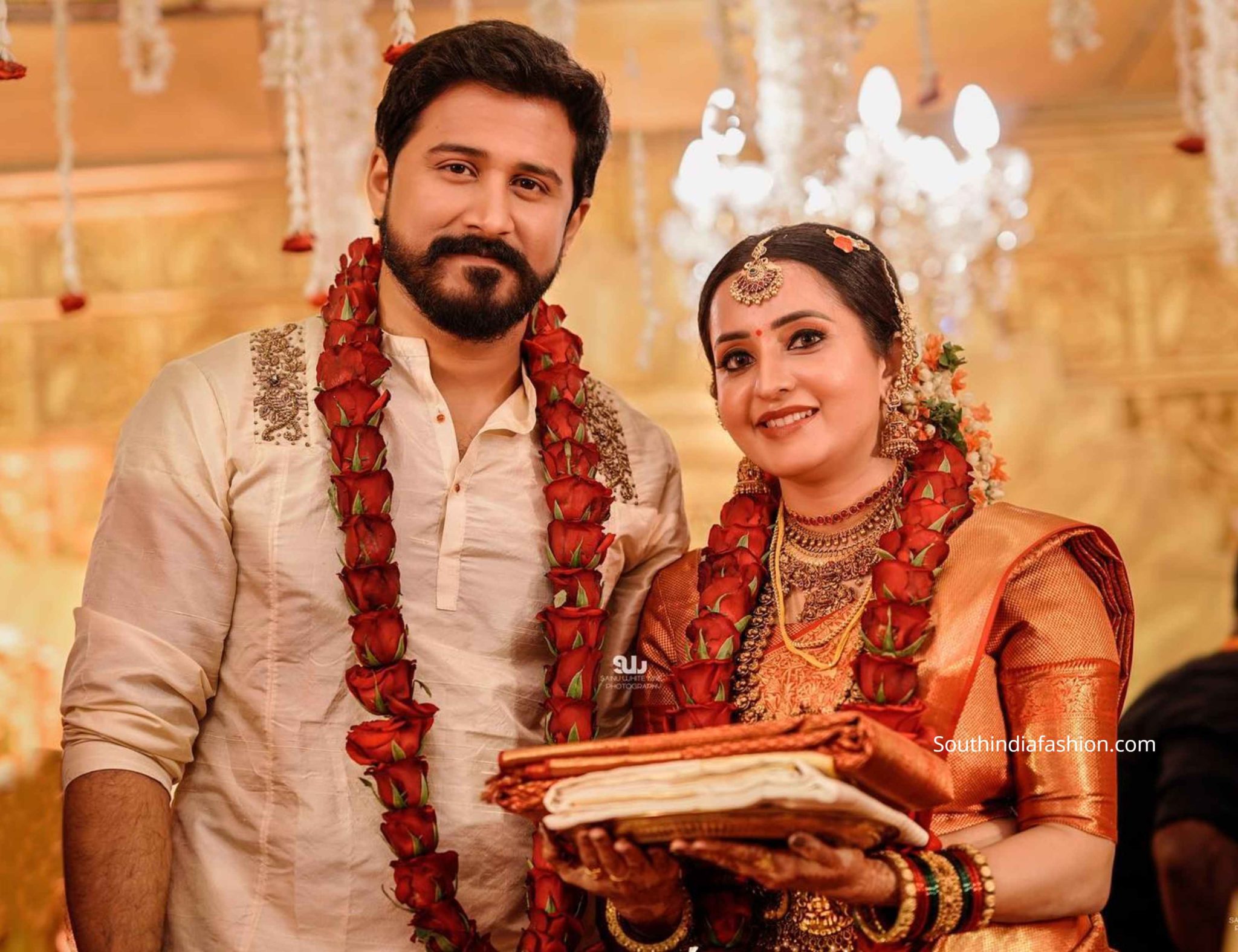 Actress Bhama and Arun's Wedding Photos! – South India Fashion