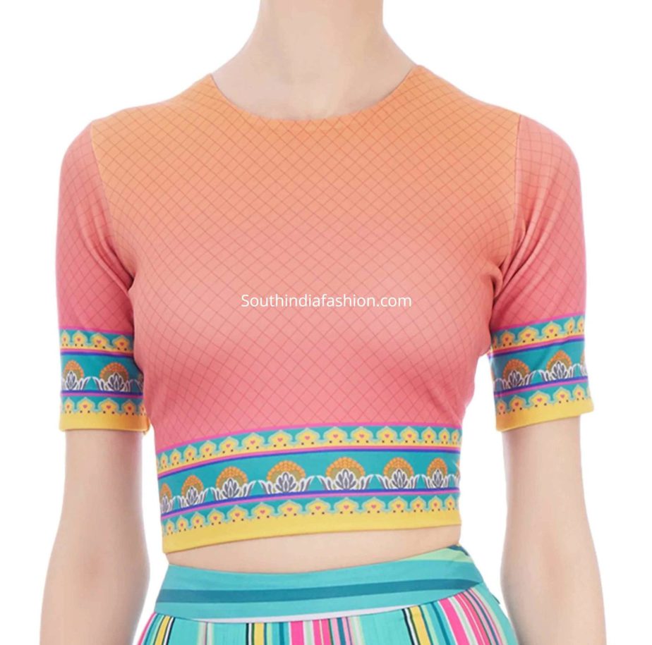 Indian Crop Tops | Stylish and Versatile Ethnic Readymade Crop Tops