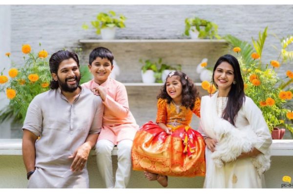 Allu Arjun's family is all smiles in their traditional attires for ...