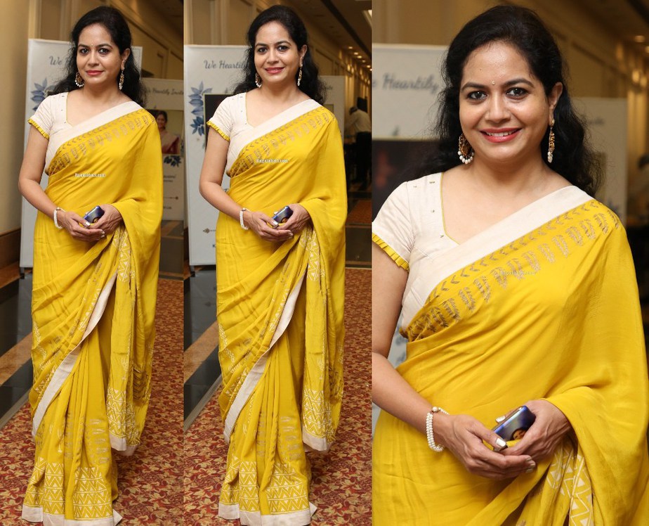 Sunitha's saree look! – South India Fashion