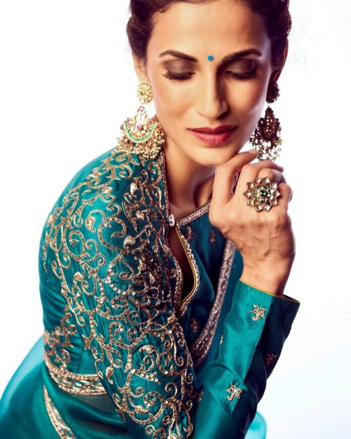 Shilpa Reddy posts a breathtaking throwback pic of hers in a peacock ...