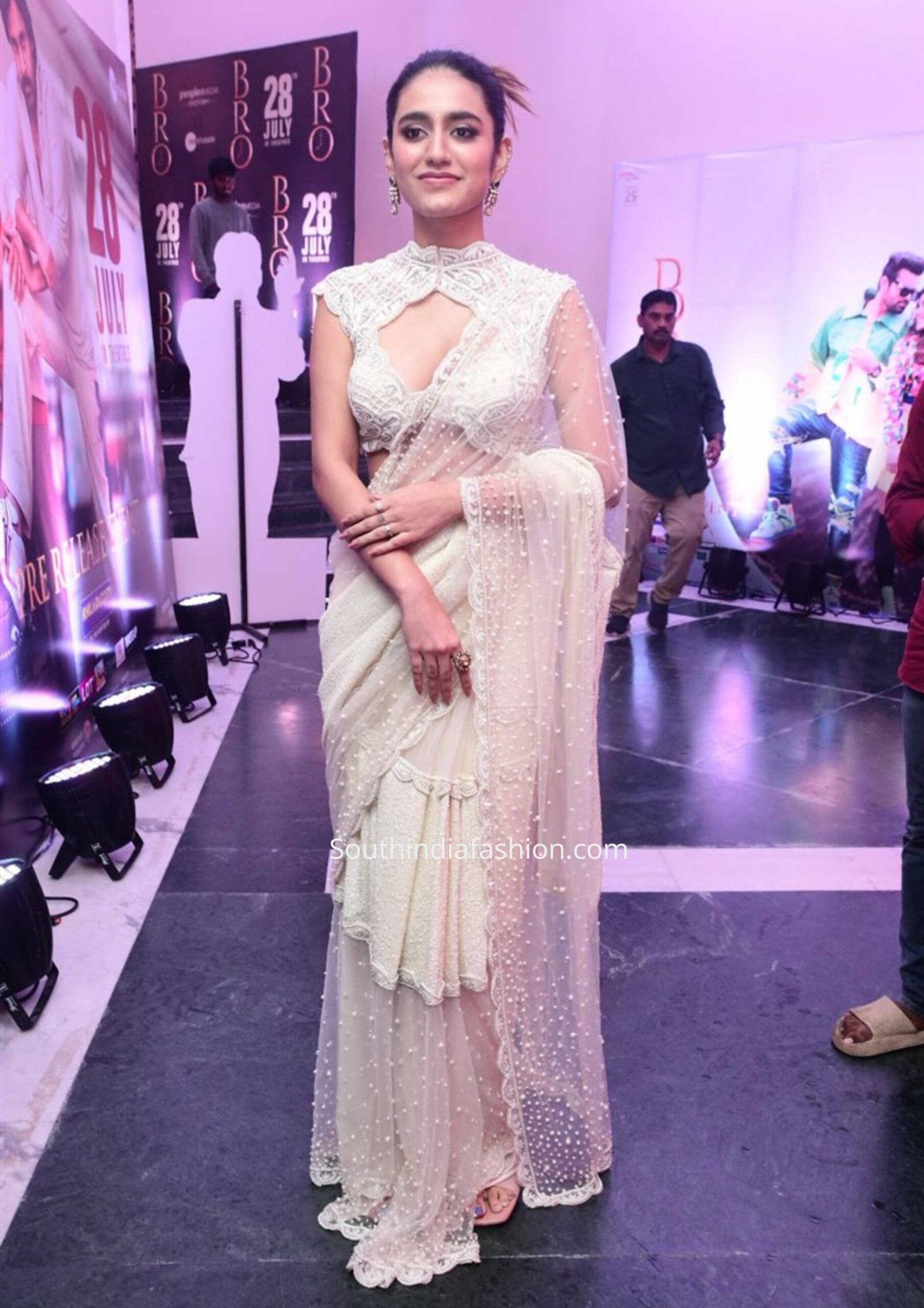 Priya Prakash Varrier's Mesmerizing Look at the Bro Movie Pre-Release ...