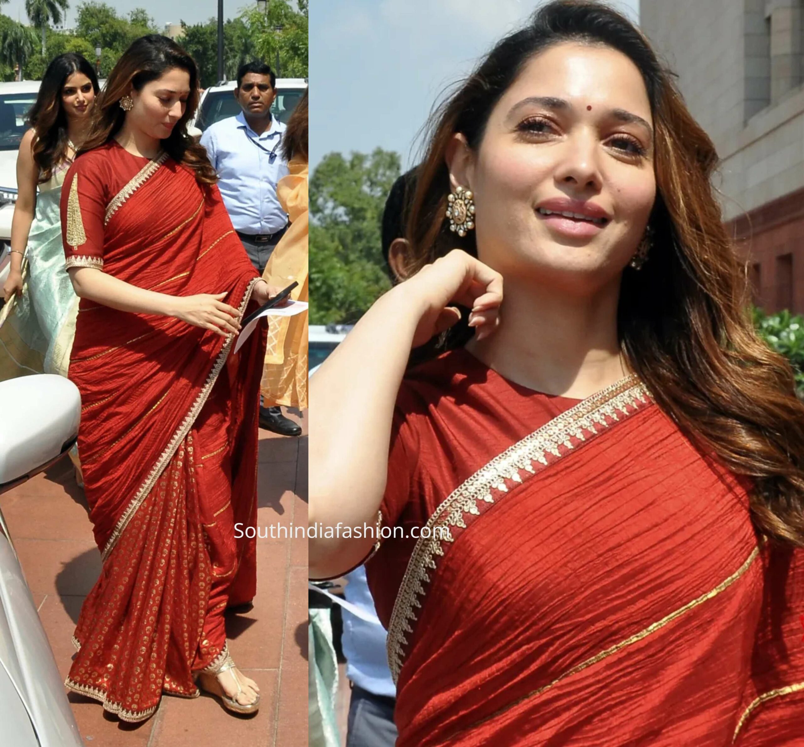 Tamannaah Bhatia's Stunning look in Masaba Gupta Saree! – South India Fashion
